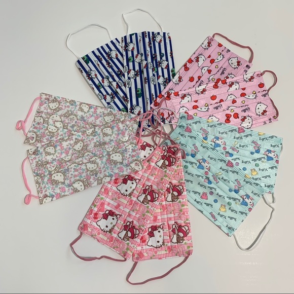 Hello Kitty | Accessories | Hello Kitty Disposable Masks Set Of | Poshmark